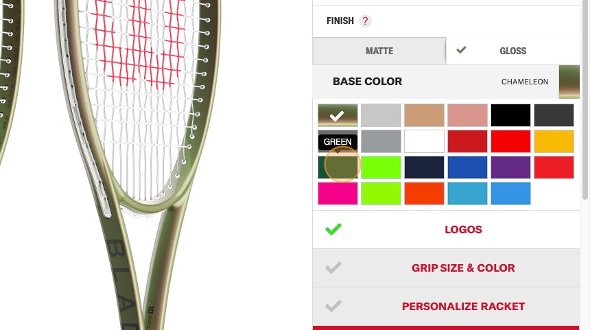 Wilson Custom Tennis Rackets | Your Game - Your Way - Trent's Buys
